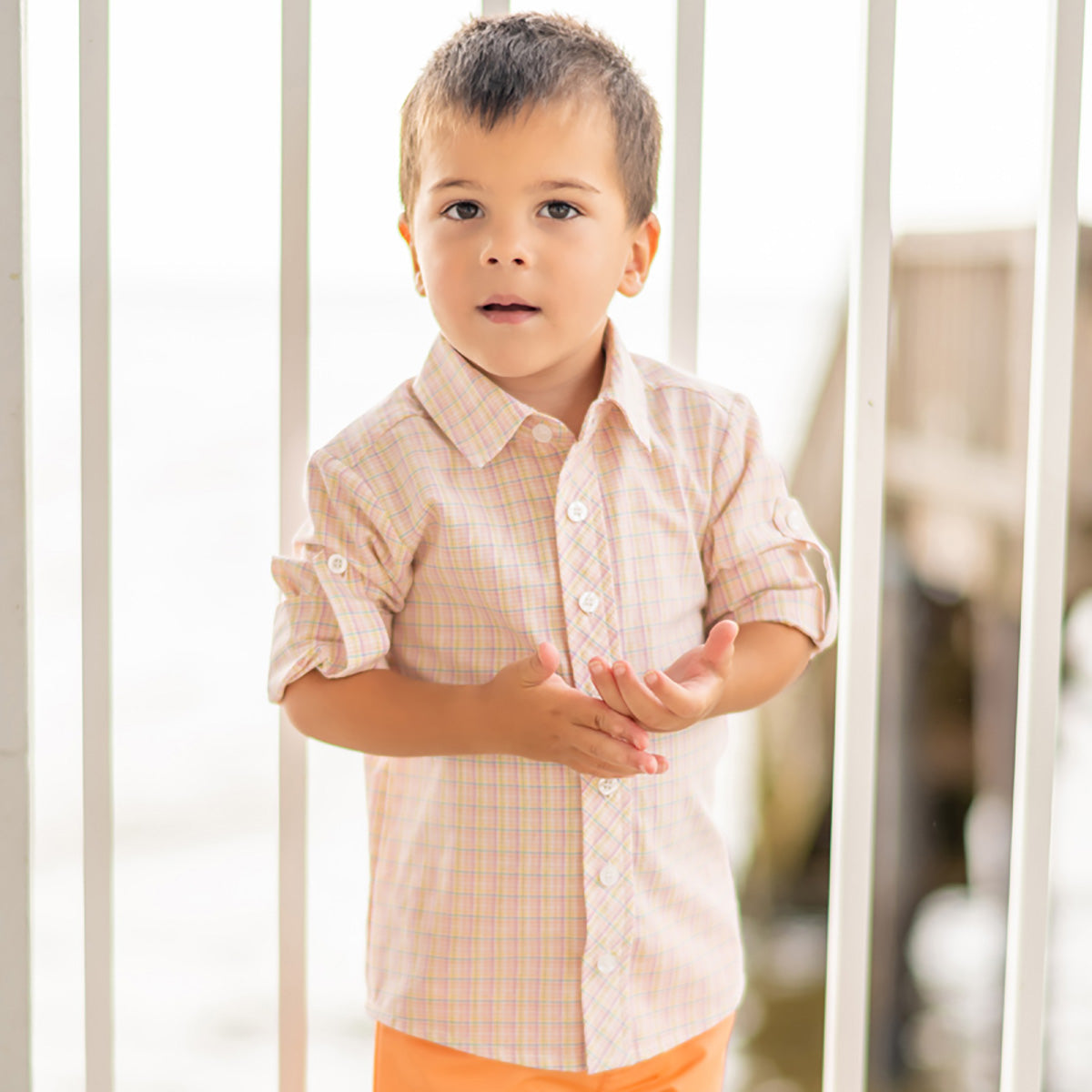 Evie's Closet - Coral Garden Boy's Shirt - size 18M – Addy's Closet